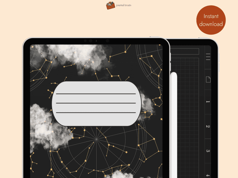 Digital Notebook - Dark Mode - Journal Treats