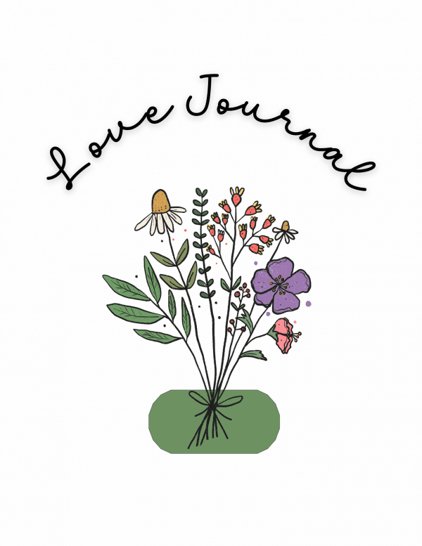 FREE Printable Love Journal - Journal Treats