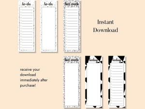 Printable Productivity Bookmarks - Journal Treats