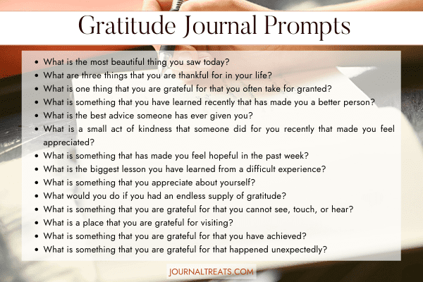 27 Gratitude Journal Prompts for Beginners: How to Start Practicing ...